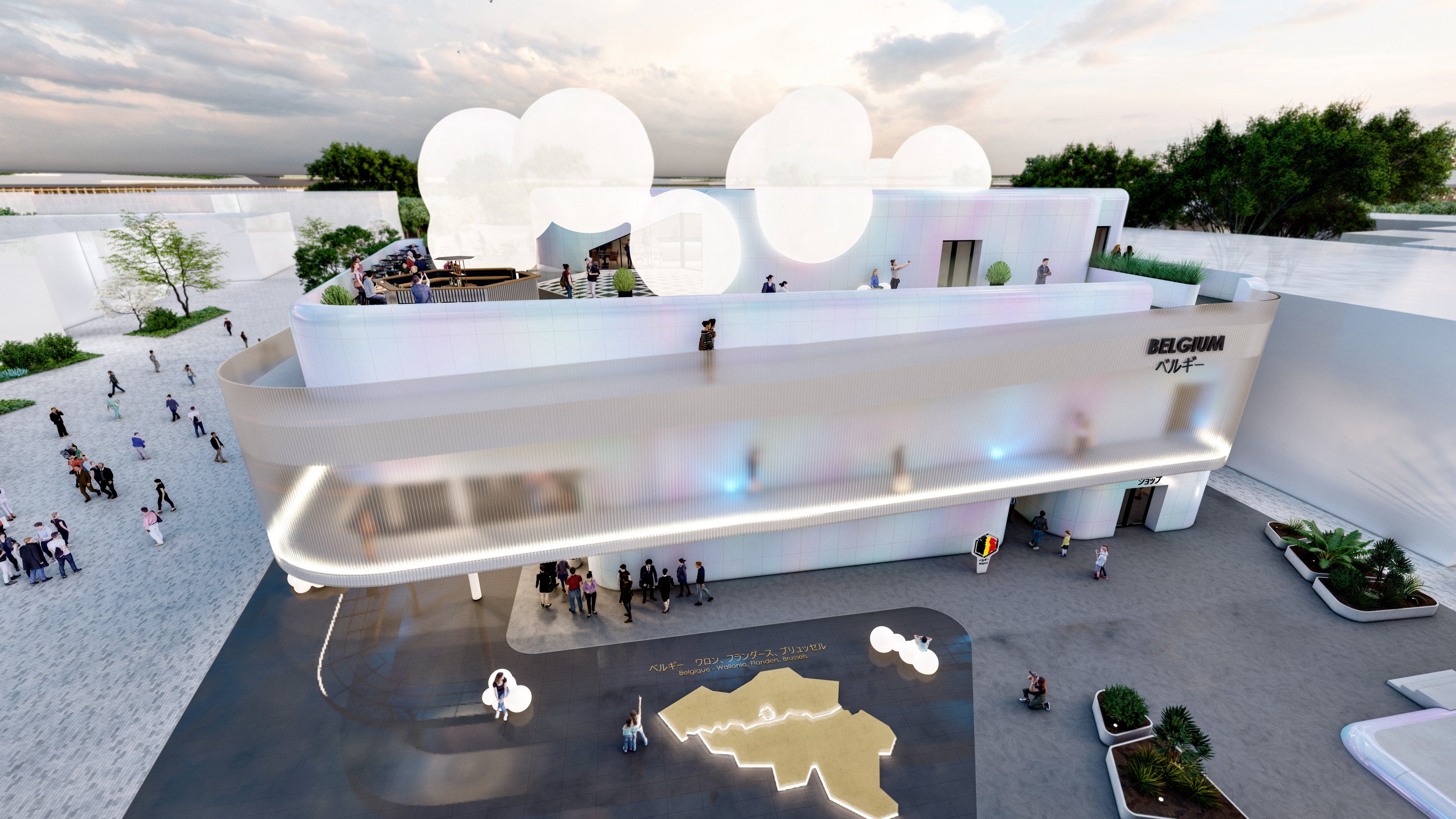 Pavillon belge à Expo 2025 Osaka: Cérémonie Ground-Breaking
